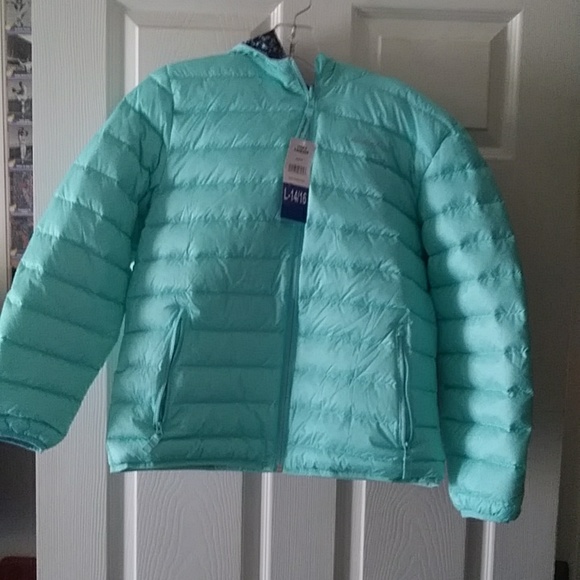 Eddie Bauer | Jackets & Coats | Nwt Eddie Bauer Girls Size 416 Aqua ...